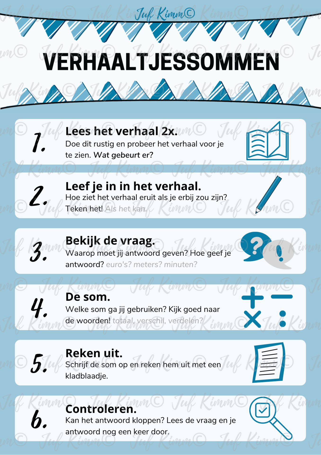 Stappenplannen :: Juf Kimm